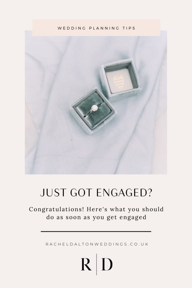 What To Do When You Get Engaged | UK Wedding Planner Rachel Dalton